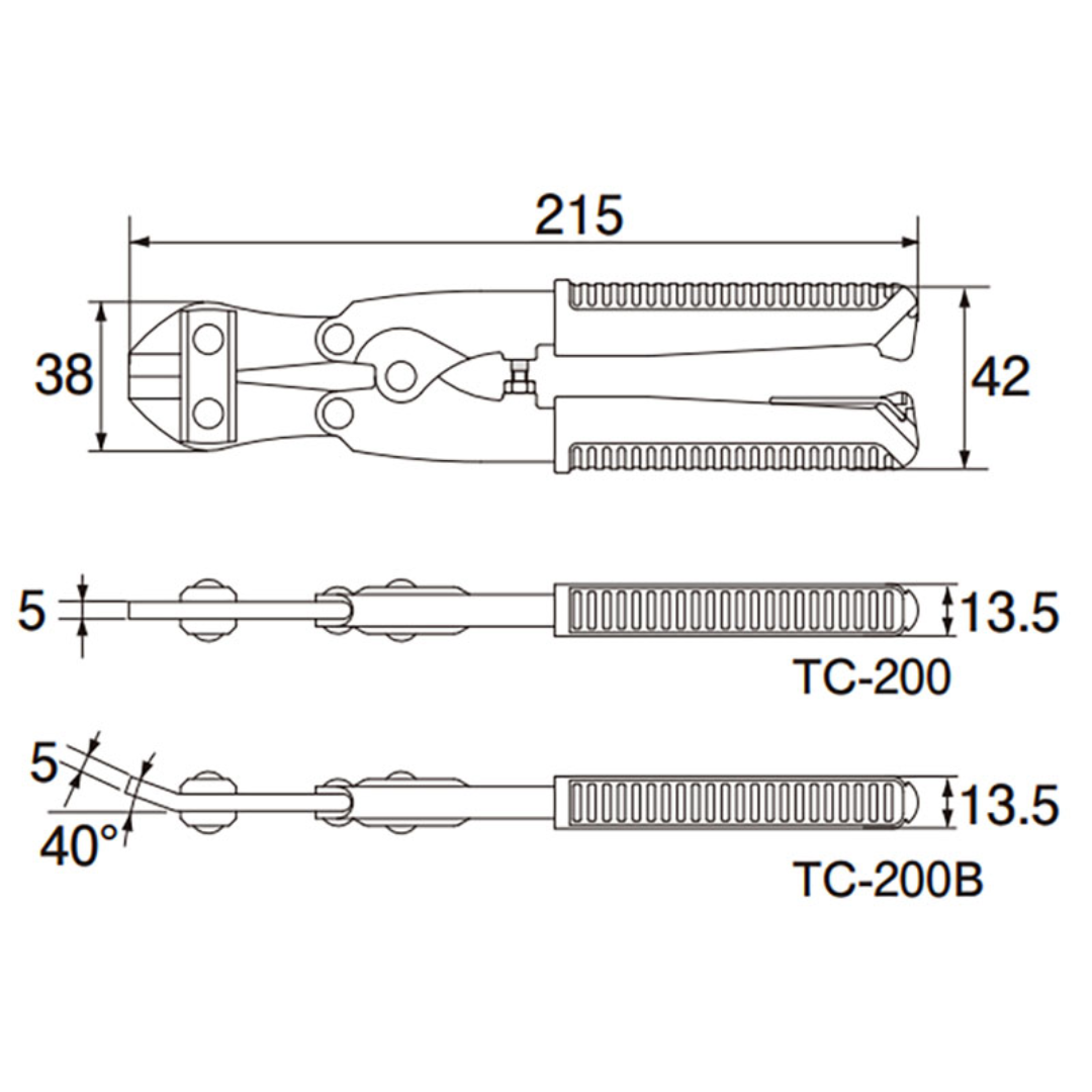 トップ工業 ミニカッター ベント TC-200B | 工具の通販 FINE PIECE デリバリー｜自動車の整備機器・用品・システムがネットでお得に仕入れできる業者向け卸売サイト｜エーミング ...